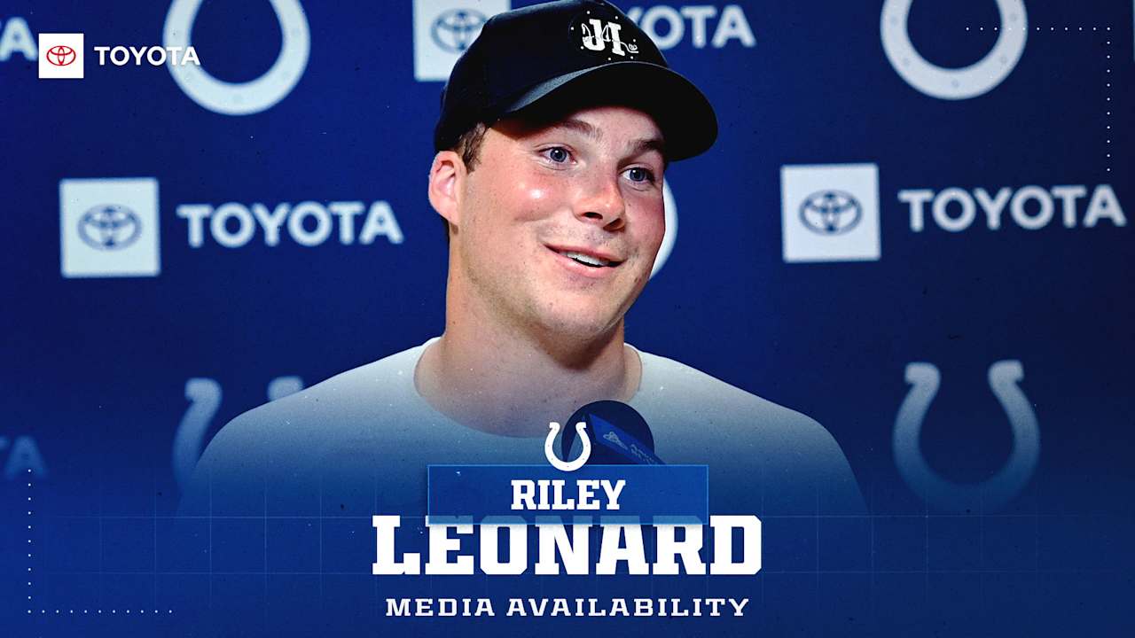 Riley Leonard: Colts at Bengals postgame