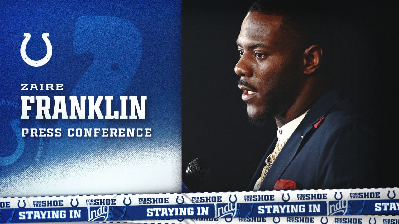Zaire Franklin: 2024 contract extension press conference