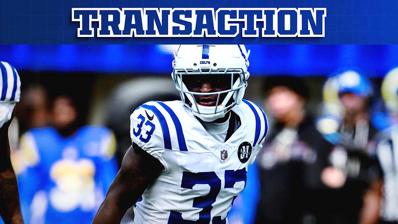 Colts sign CB Chris Lammons to 53-man roster from practice squad; place S Daniel Scott on ...