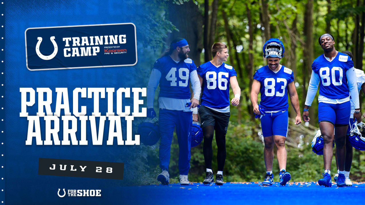 2024 Colts Training Camp: Practice arrival, July 28