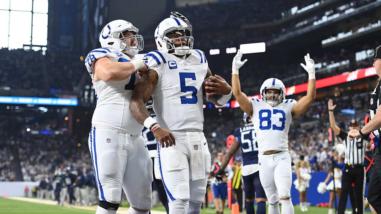 HIGHLIGHT: Anthony Richardson rushes for a 5-yard touchdown vs ...