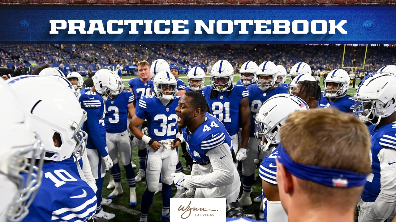 Practice Notebook: Colts' leaders shouldering more responsibility ahead of team's playoff push