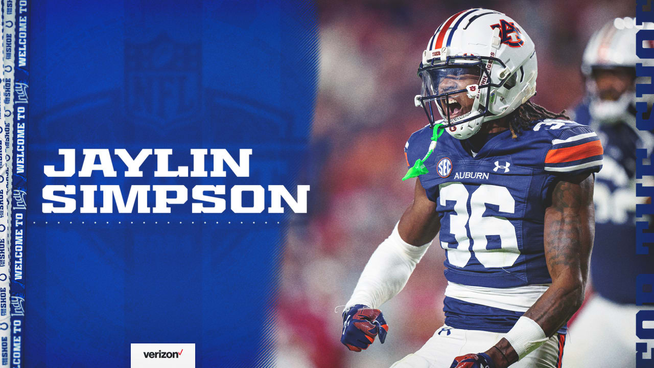 2024 Colts Draft Class: Jaylin Simpson, CB, Auburn