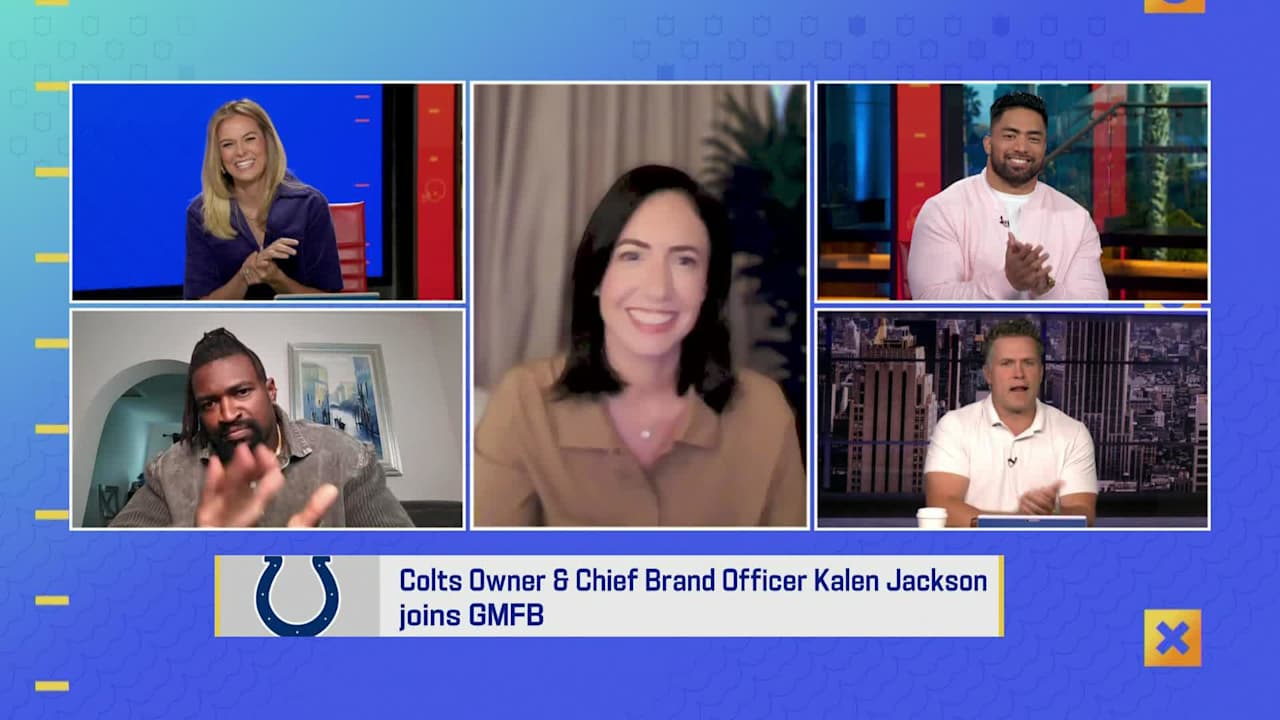 Colts co-owner, Chief Brand Officer Kalen Jackson joins 'GMFB' to ...