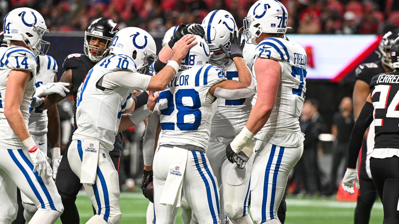 HIGHLIGHT | Jonathan Taylor rushes for a 1-yard touchdown vs. Atlanta ...