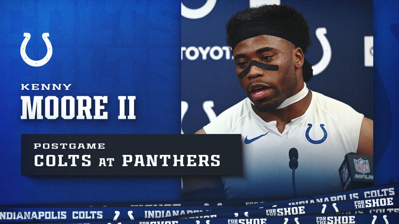 Kenny Moore II: Colts at Panthers postgame