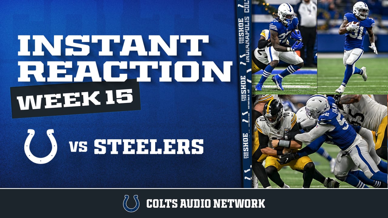 Instant Reaction: Colts vs. Steelers, Week 15
