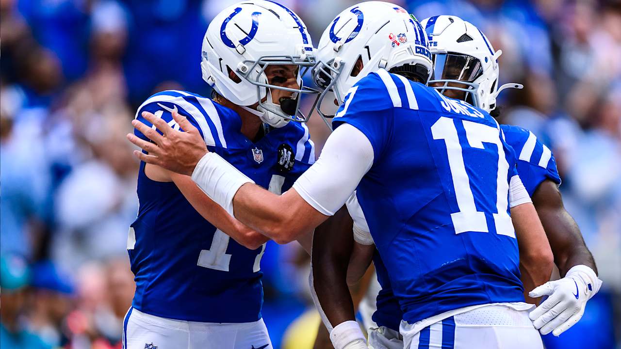 Dynamic duo of Alec Pierce and Daniel Jones set high standards for ...