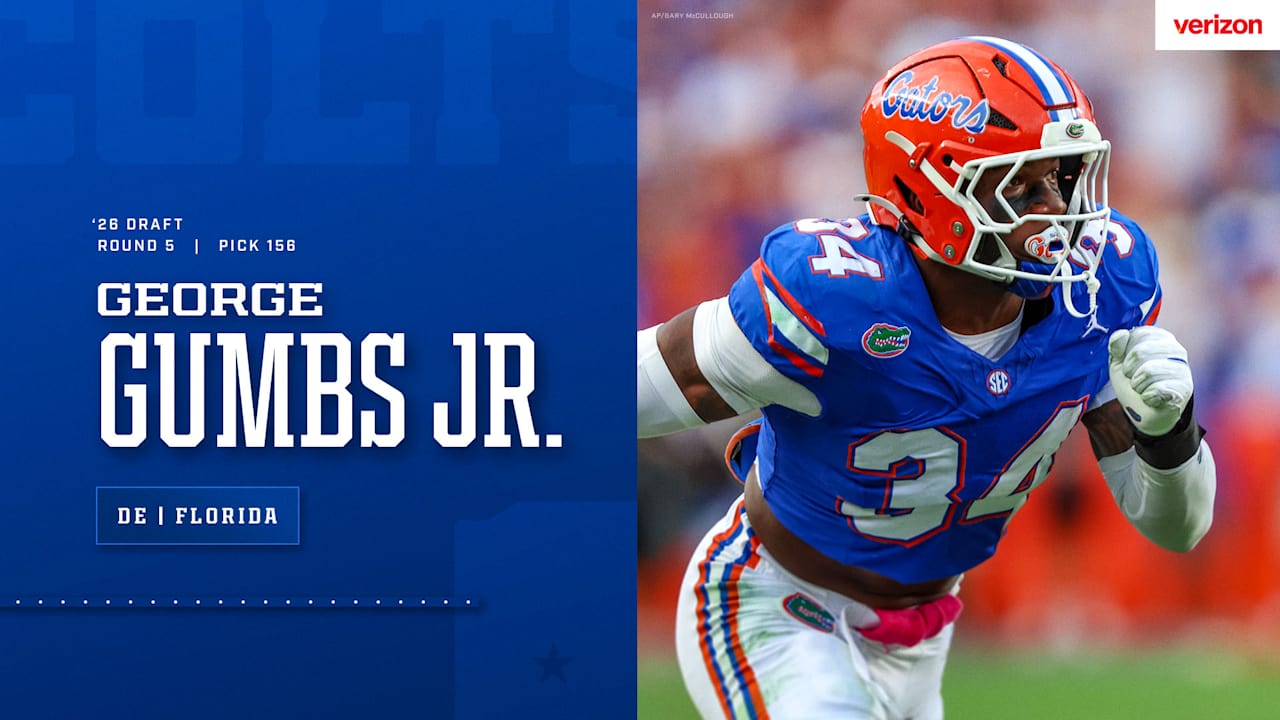 Colts select Florida defensive end George Gumbs Jr. in fifth round of ...