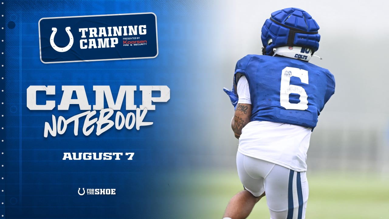 Training Camp Notebook: Colts' wide receiver depth passing early test