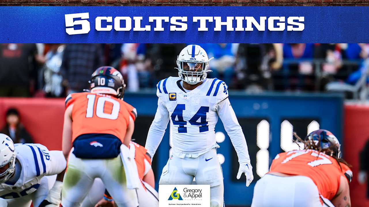 5 Colts Things: A narrow but not impossible playoff path remains ...