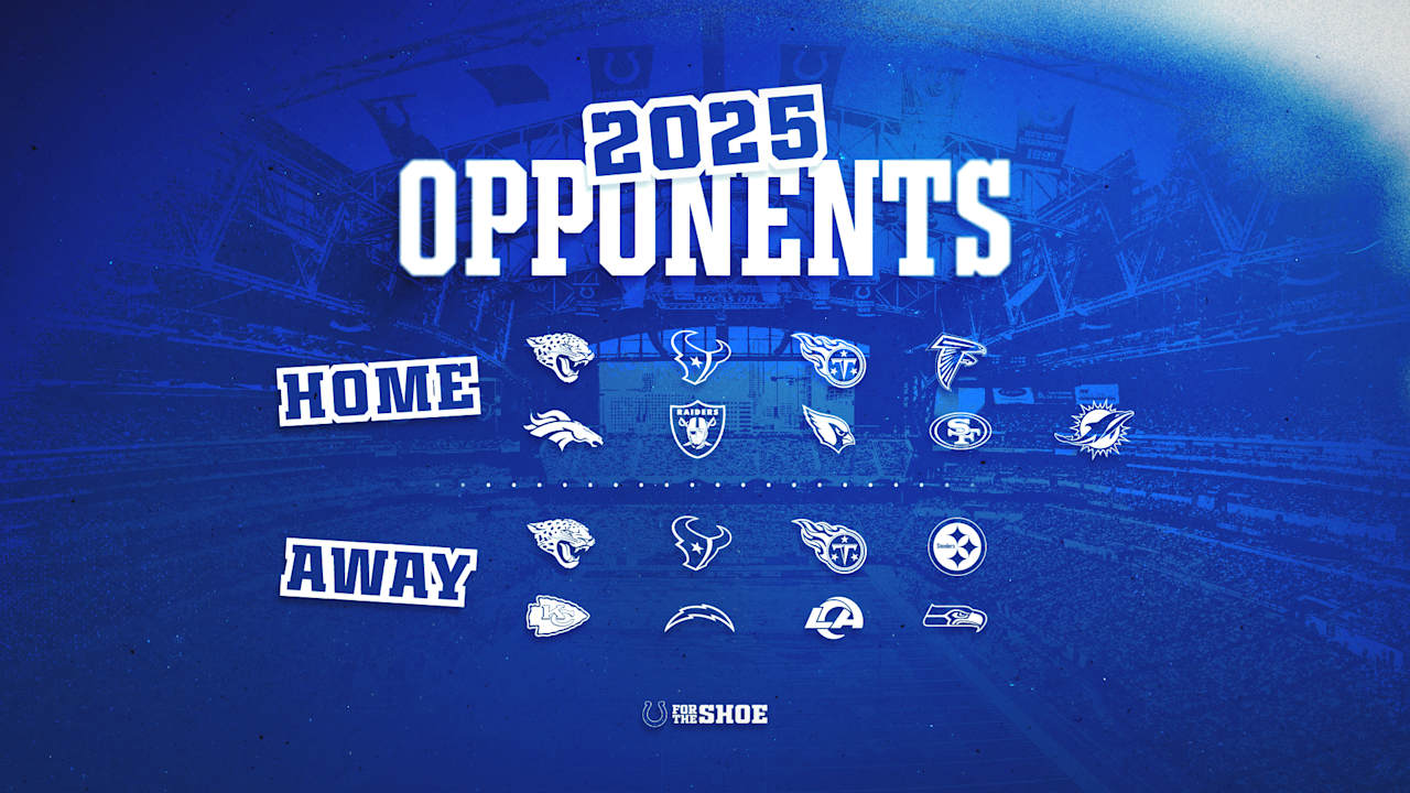 Colts' 2025 opponents finalized