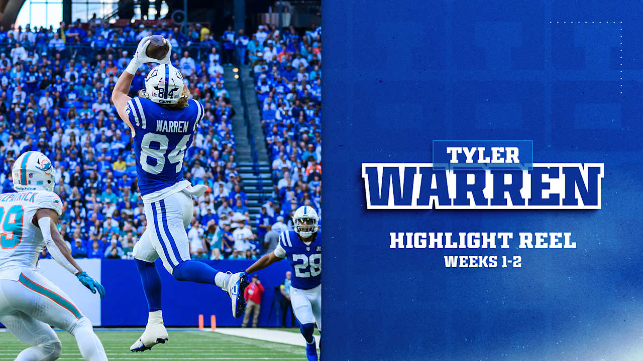 Colts Highlights: Tyler Warren's top plays so far