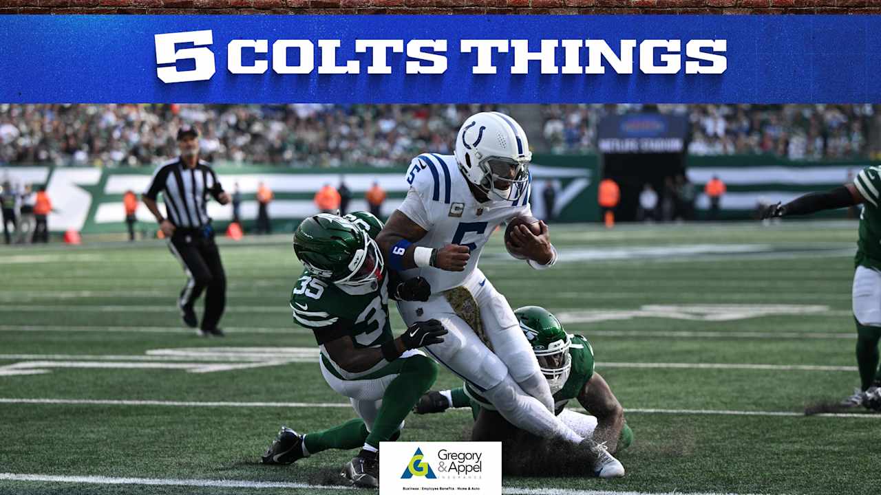 5 Colts Things: With Jets stopping run, Anthony Richardson rips throws ...