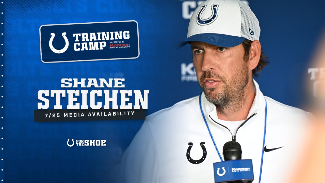 Shane Steichen: Training camp media availability, July 25