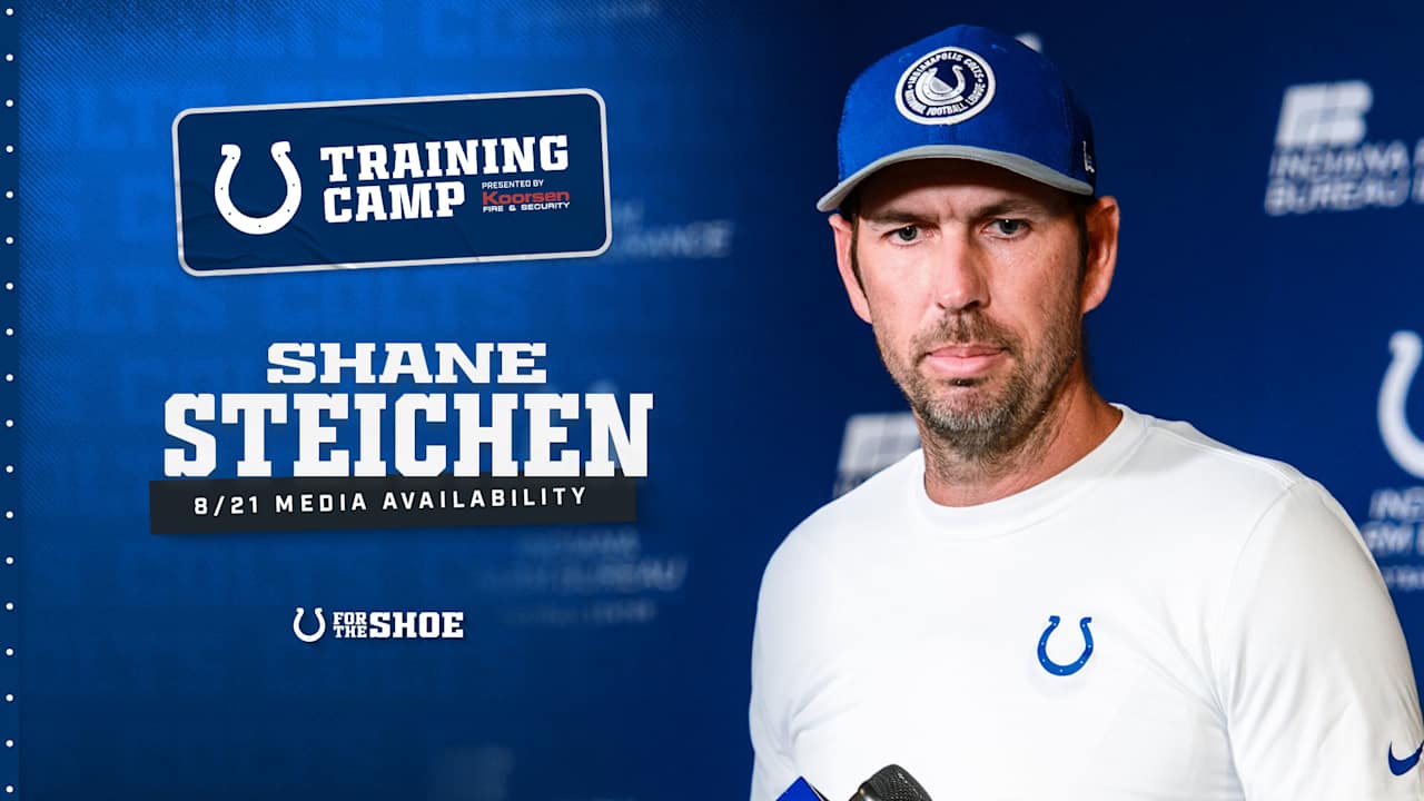 Shane Steichen: Training camp media availability, August 21