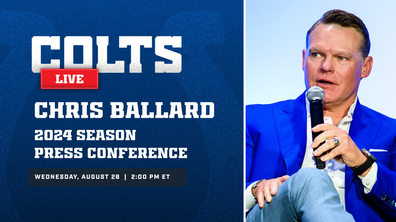 Watch Colts GM Chris Ballard live prior to the NFL Draft on Friday ...
