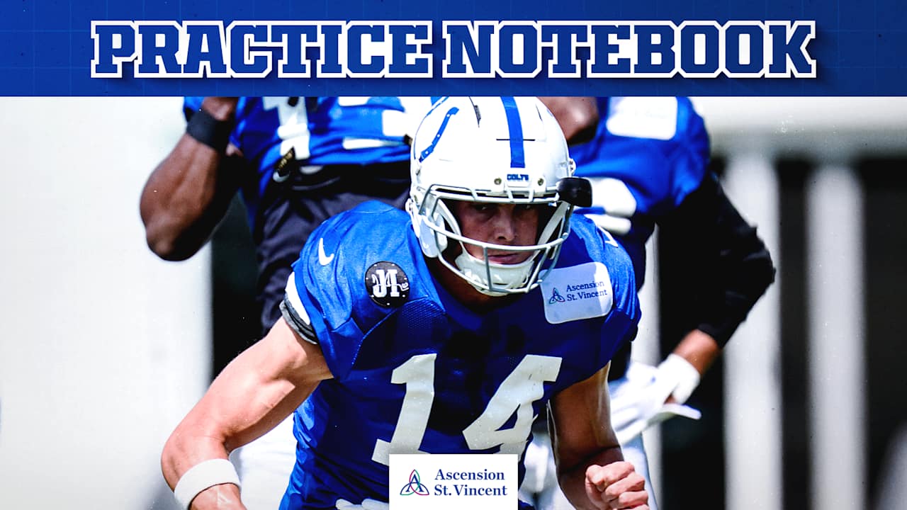Practice Notebook: G Matt Goncalves, WR Alec Pierce return to practice ...