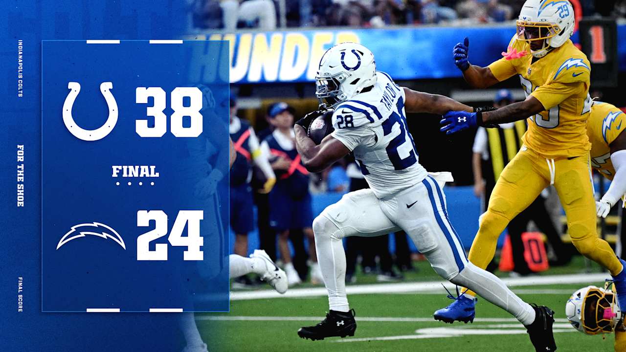 Jonathan Taylor, Colts' rampage continues with Week 7 win over Chargers