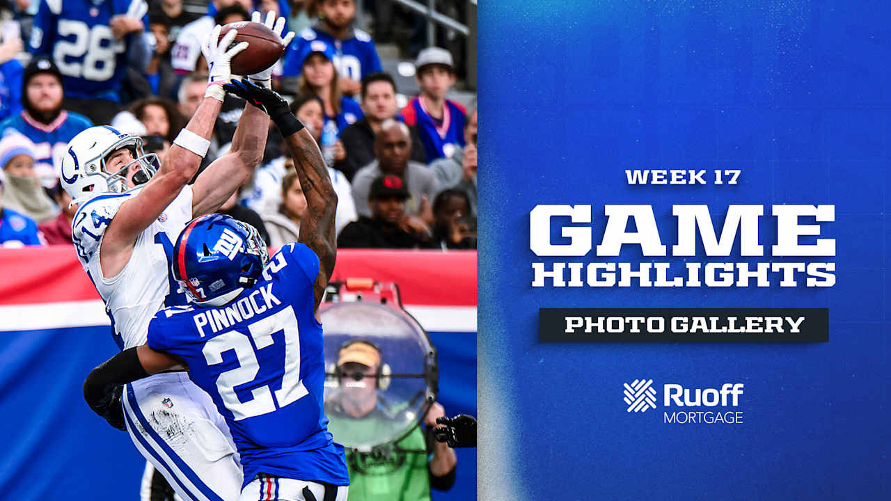 Game Highlights: Colts at Giants, Week 17