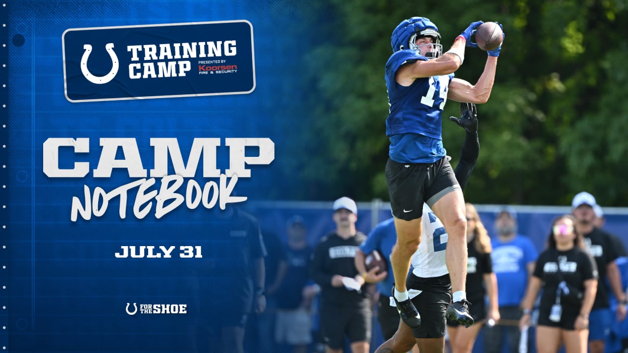Training Camp Notebook: Alec Pierce, Julian Blackmon stand out on Colts ...