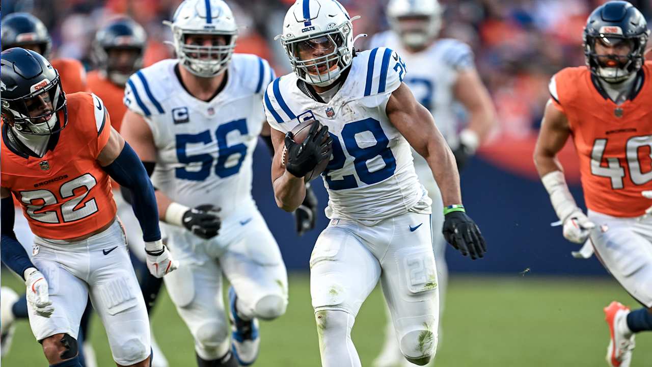 Jonathan Taylor accepts responsibility for goal line fumble, while Colts credit Broncos' Nik ...