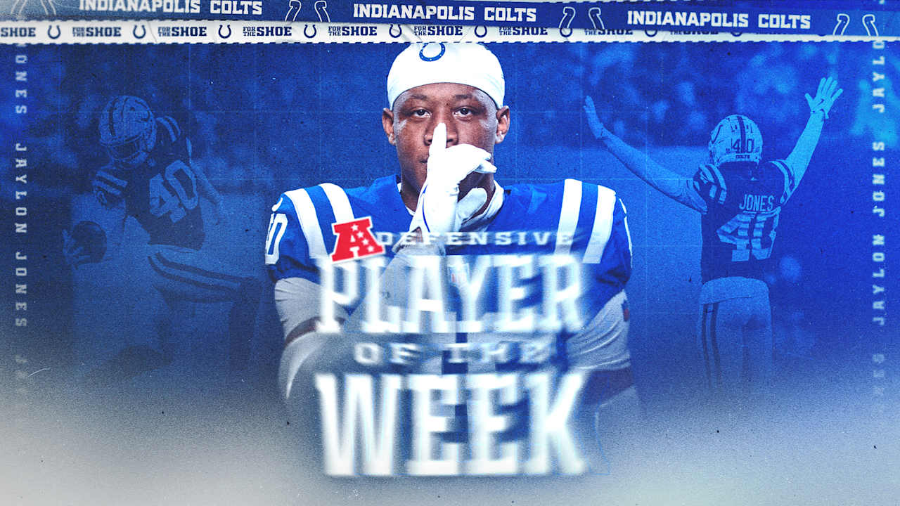 Colts CB Jaylon Jones named AFC Defensive Player of the Week for Week 3