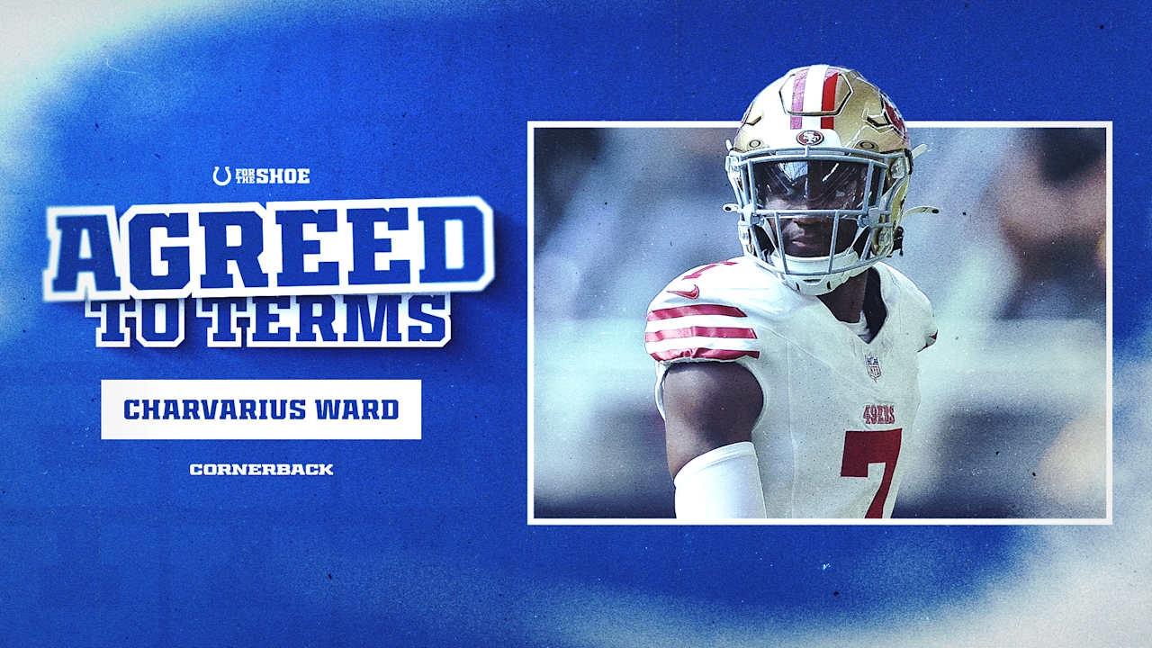 Colts agree to terms with free agent CB Charvarius Ward