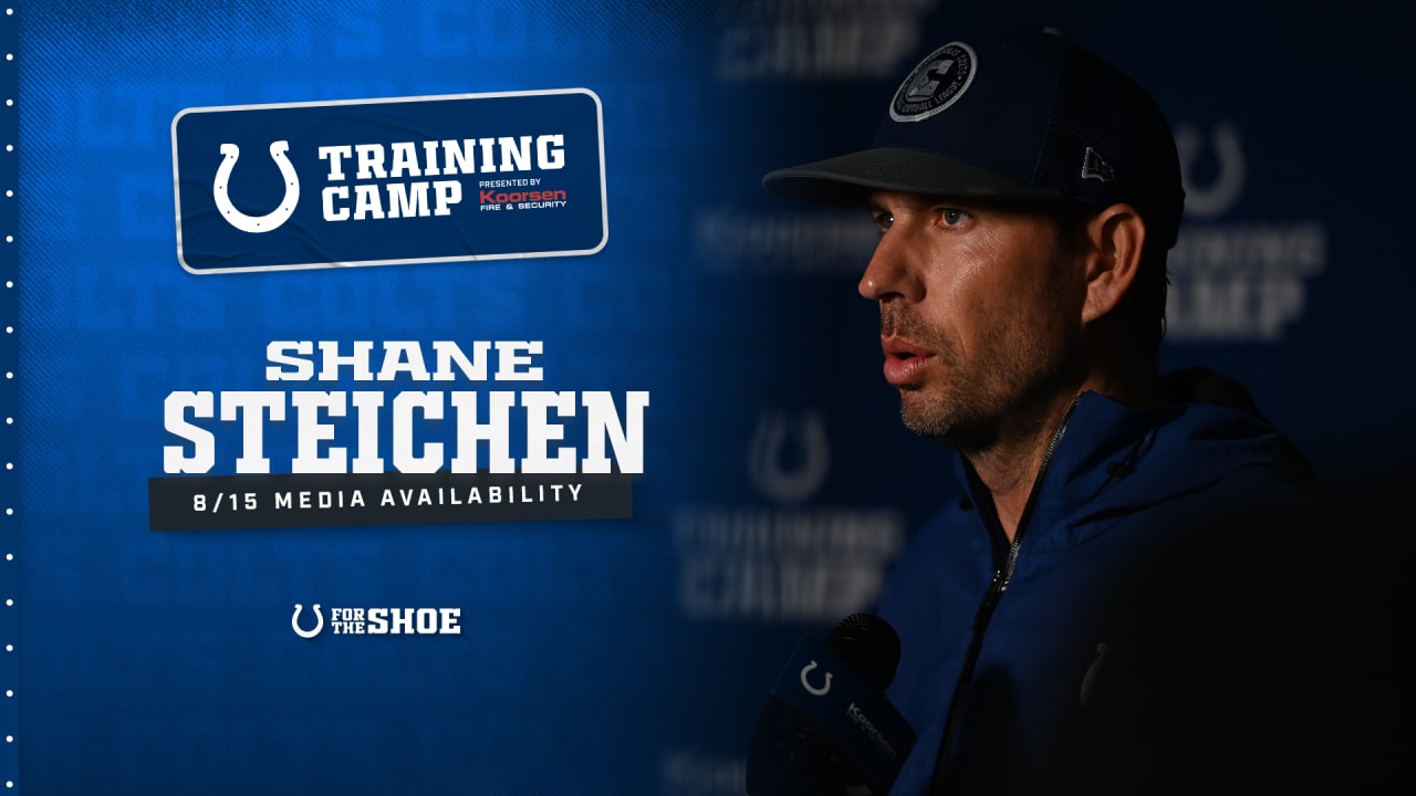 Shane Steichen: Training camp media availability, August 15