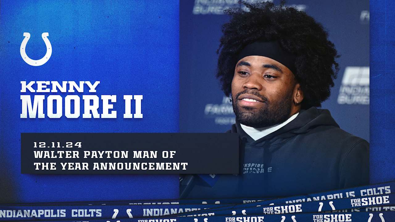 Kenny Moore II: Walter Payton Man of the Year press conference