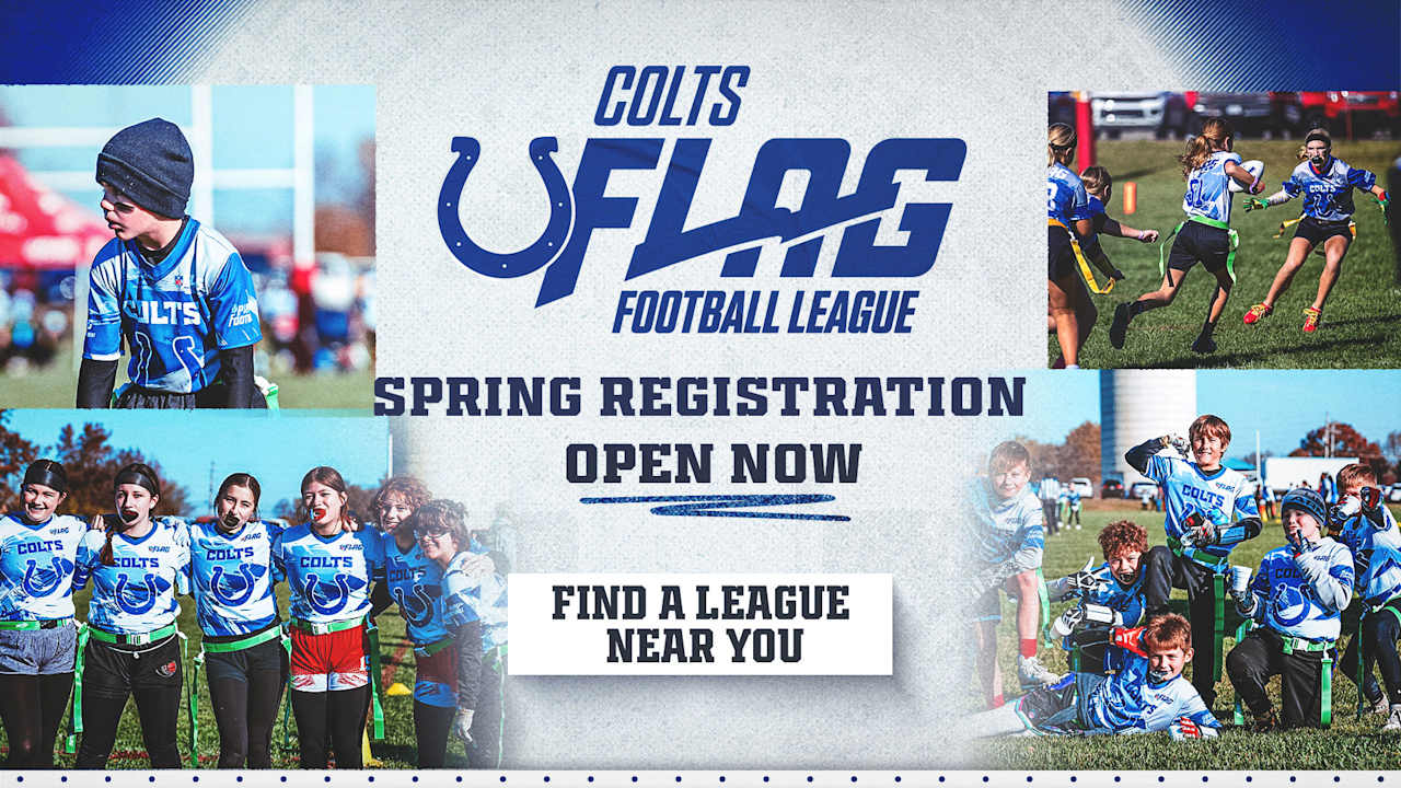 Registration open for Spring Season of 'Colts Flag Football Leagues'