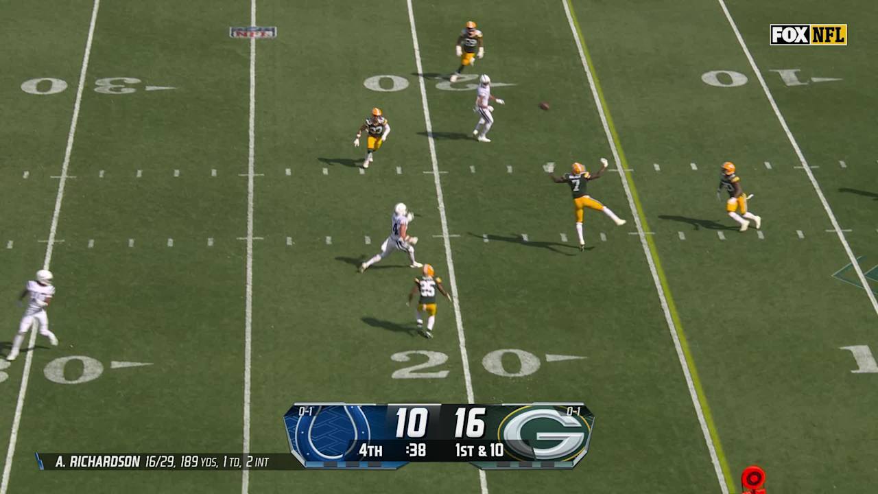 HIGHLIGHT: NFL tip drill! Alec Pierce keeps Colts alive with wild catch