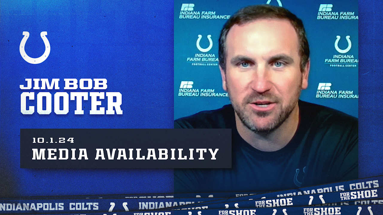 OC Jim Bob Cooter: Colts at Jaguars, Week 5