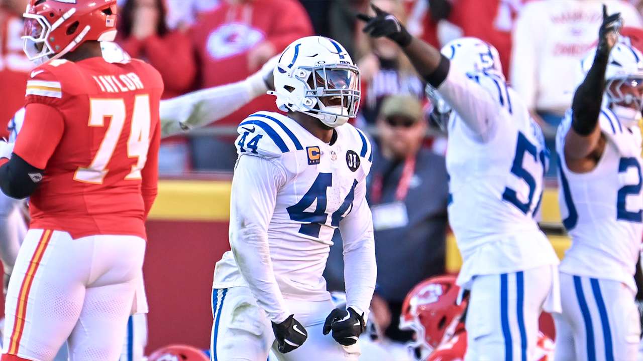 HIGHLIGHTS | Colts force a red zone fumble with a flipping tackle on ...