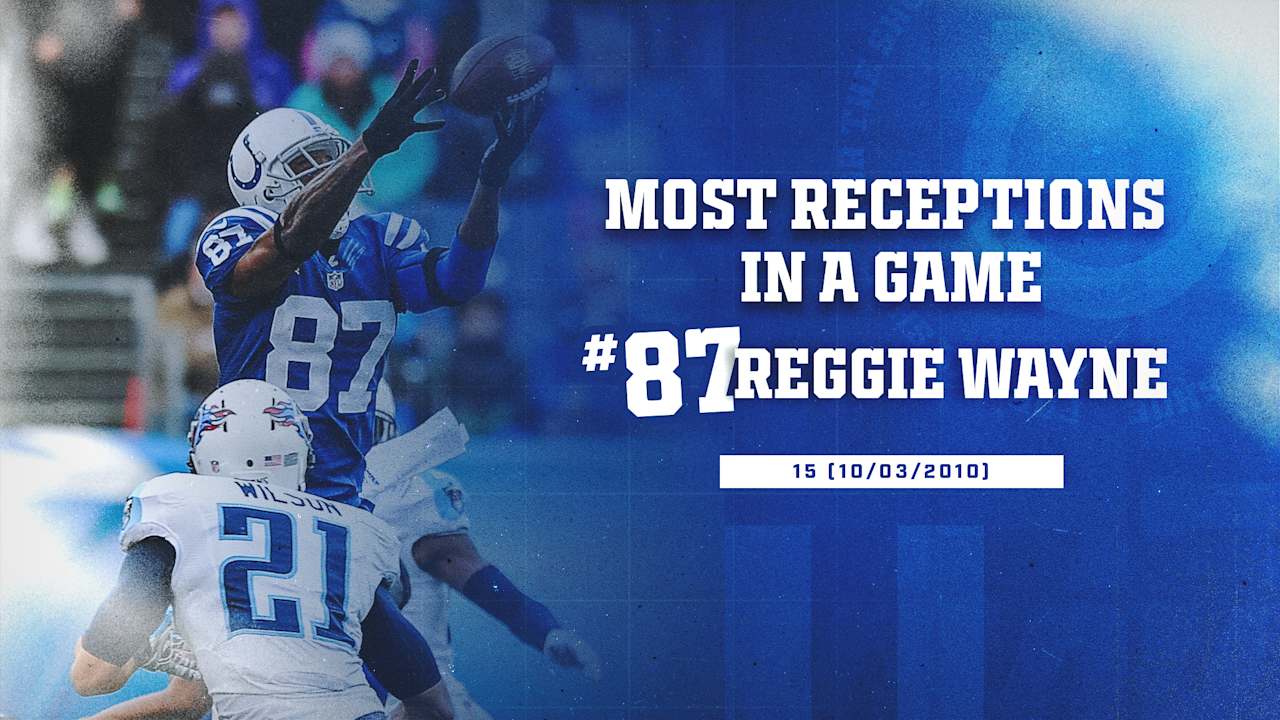 Most Receptions in a Game - Reggie Wayne