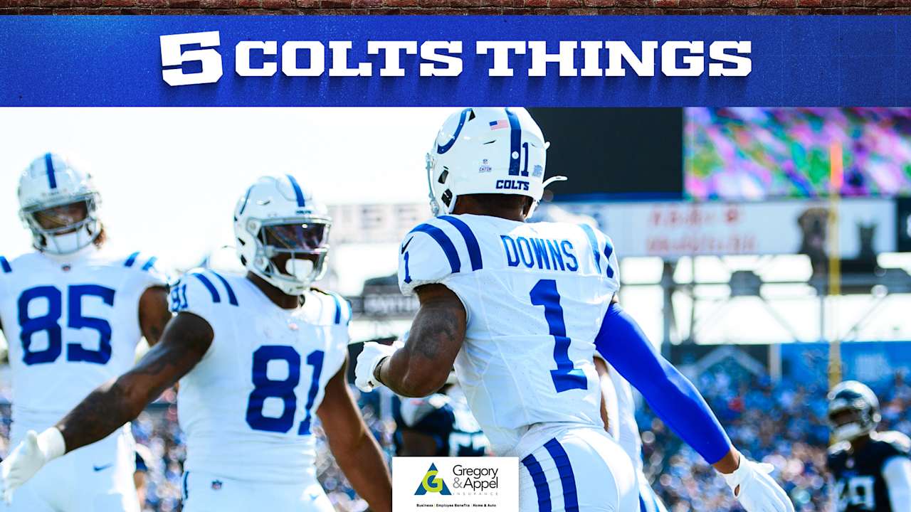 5 Colts Things: Josh Downs keeps winning on third down, inside Sam ...
