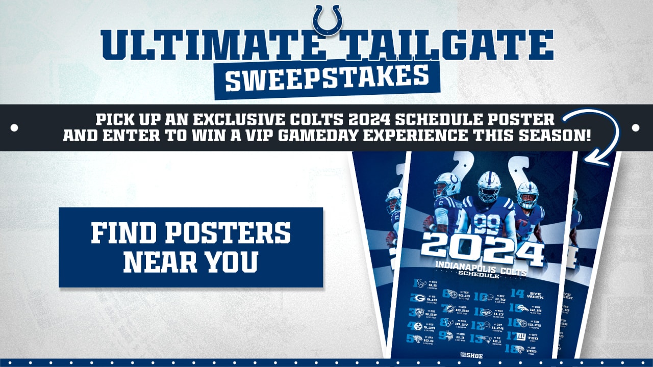 Limited-edition 2024 Schedule posters available today at 12 p.m.