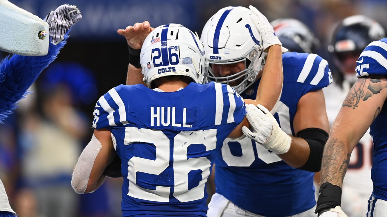 HIGHLIGHT: Evan Hull rushes for a 1-yard touchdown vs. Denver Broncos