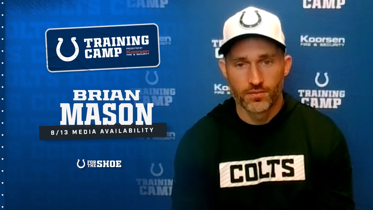 Brian Mason: Training camp media availability, August 13