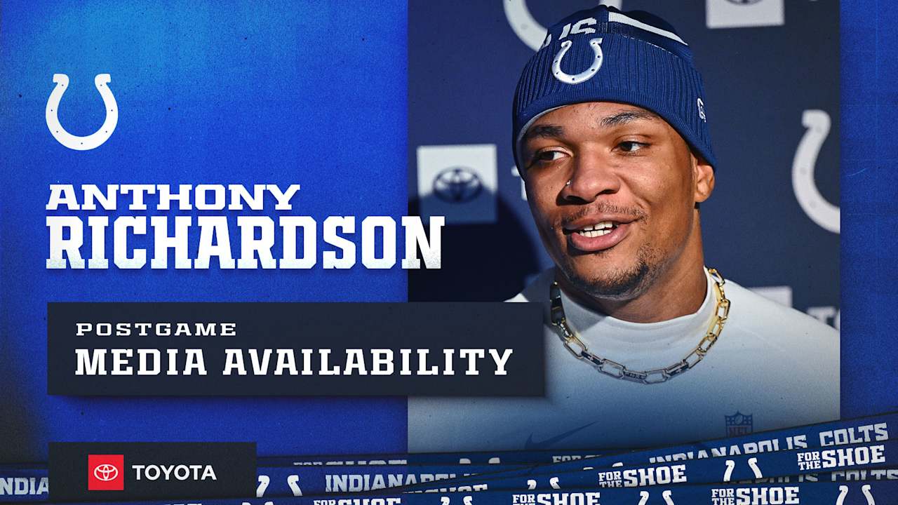 Anthony Richardson: Colts at Patriots postgame