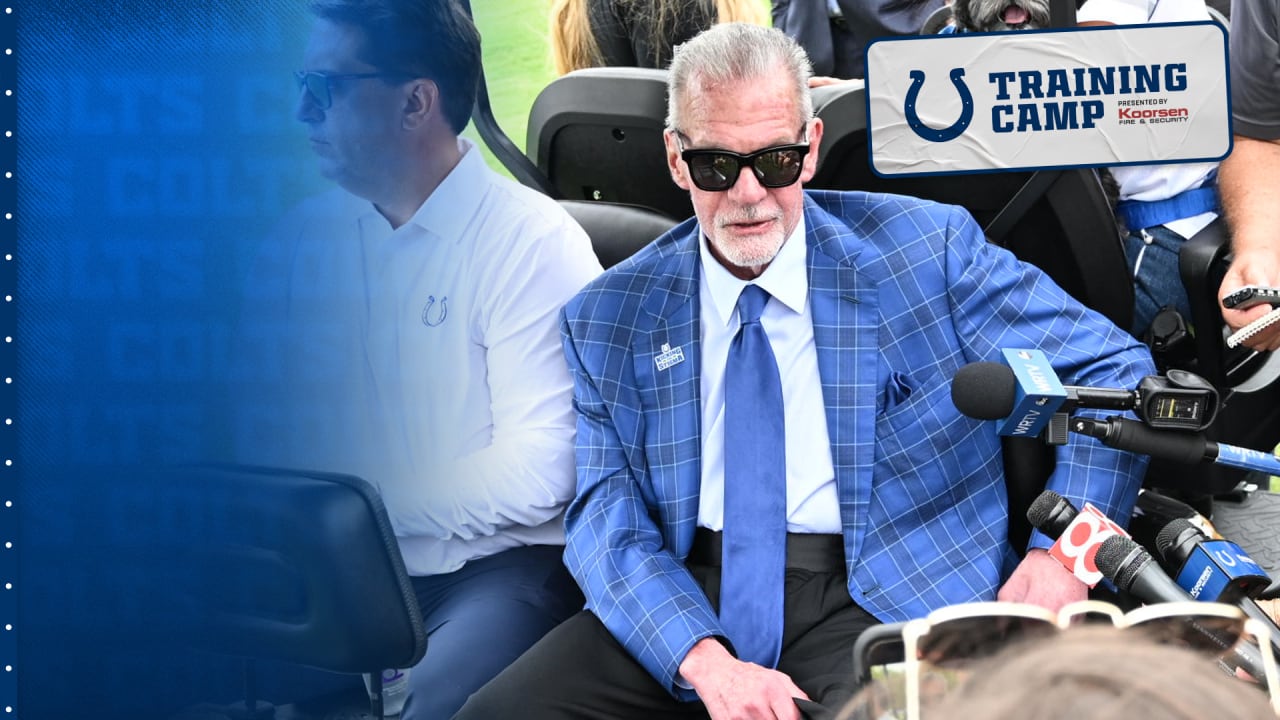 Colts Owner and CEO Jim Irsay 'couldn't be more excited' for 2024 season