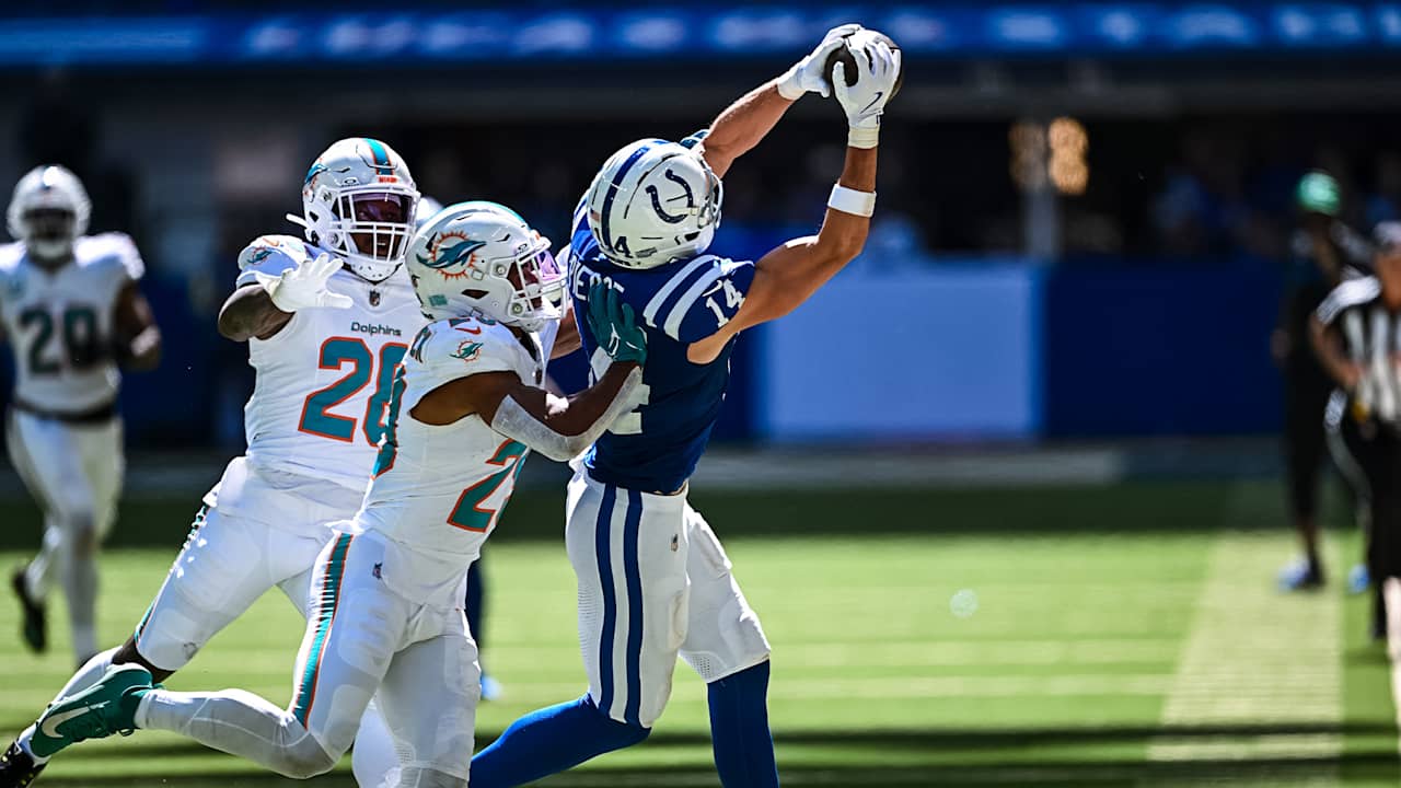 HIGHLIGHT | Daniel Jones with a pass completion to Alec Pierce for a 36 ...