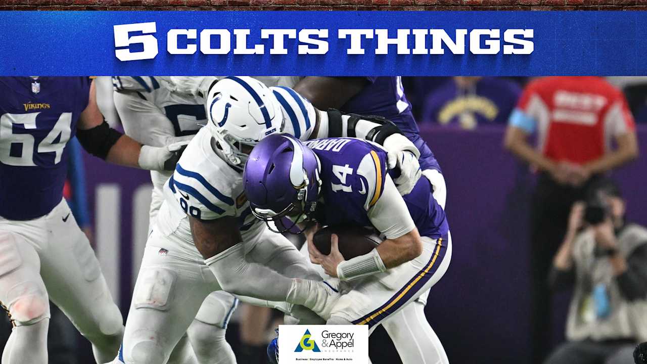 5 Colts Things: Matt Goncalves' first NFL start, funky defensive looks ...