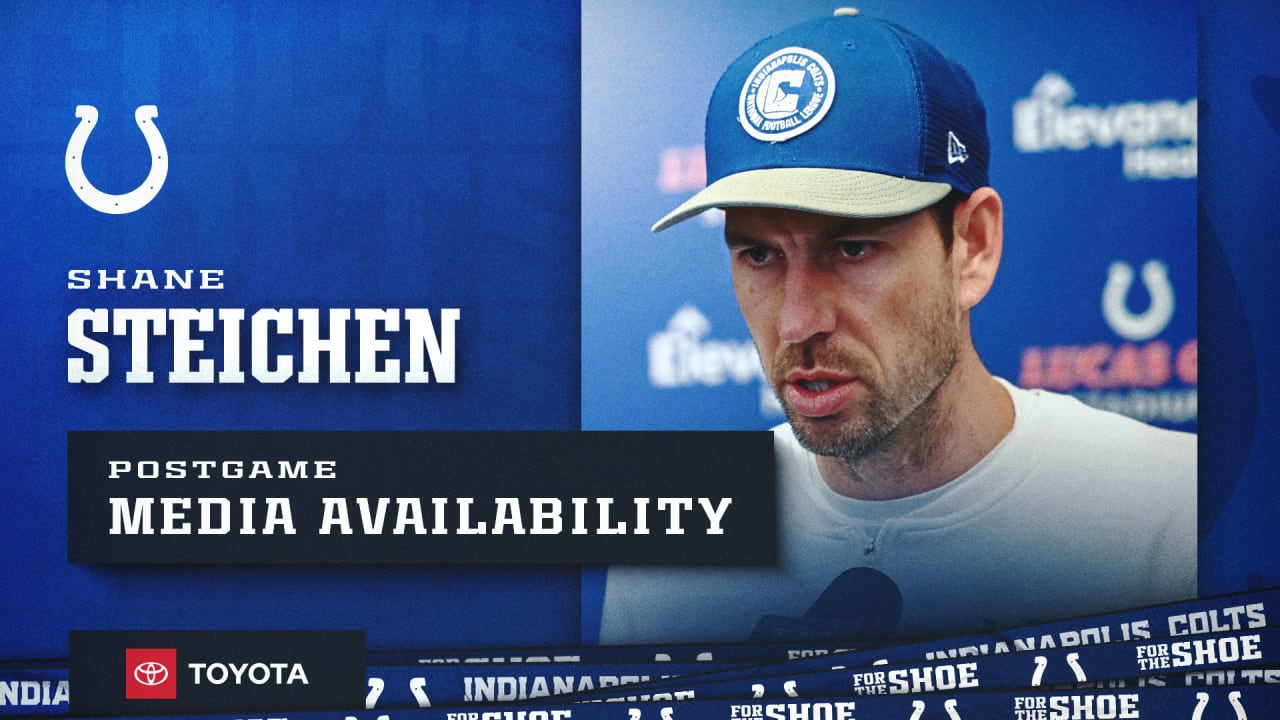 Shane Steichen: Colts vs. Raiders postgame