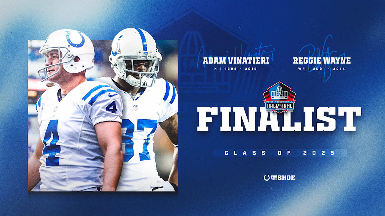 Colts greats Adam Vinatieri, Reggie Wayne named finalists for Pro Football Hall of Fame Class of ...