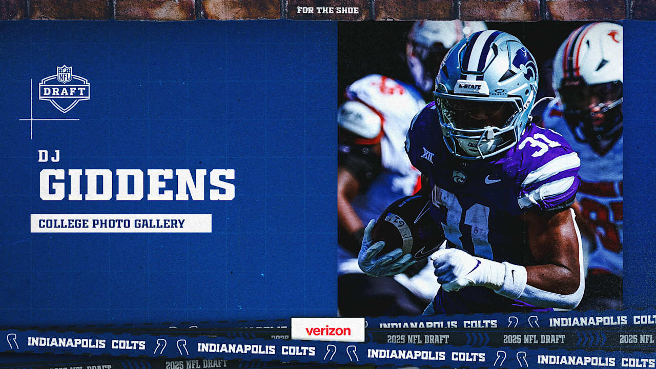 2025 Colts Draft Class: DJ Giddens, RB, Kansas State