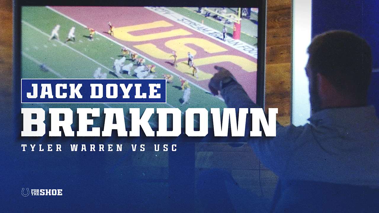Colts Film Breakdown: Jack Doyle on Tyler Warren