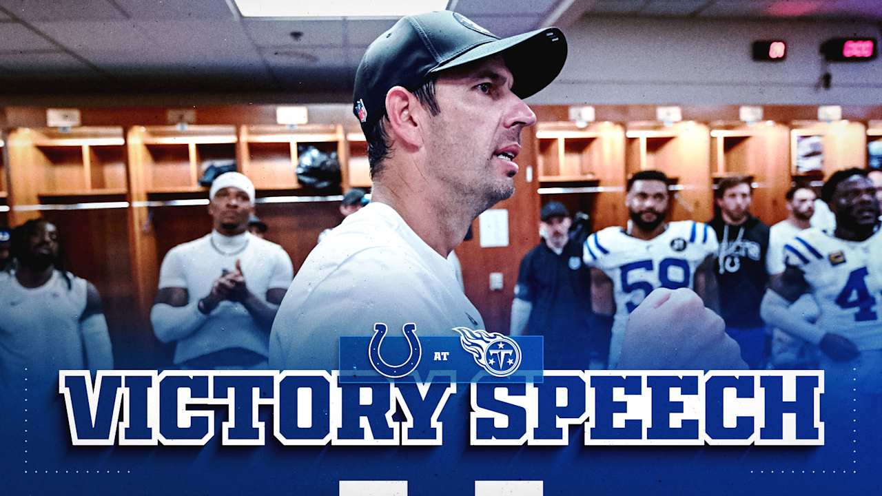 Victory Speech: Colts at Titans | Week 3