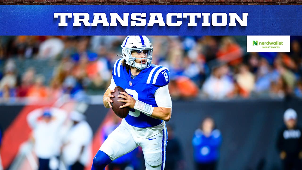 Colts restore QB Jason Bean to practice squad, sign CB Tre Flowers and ...