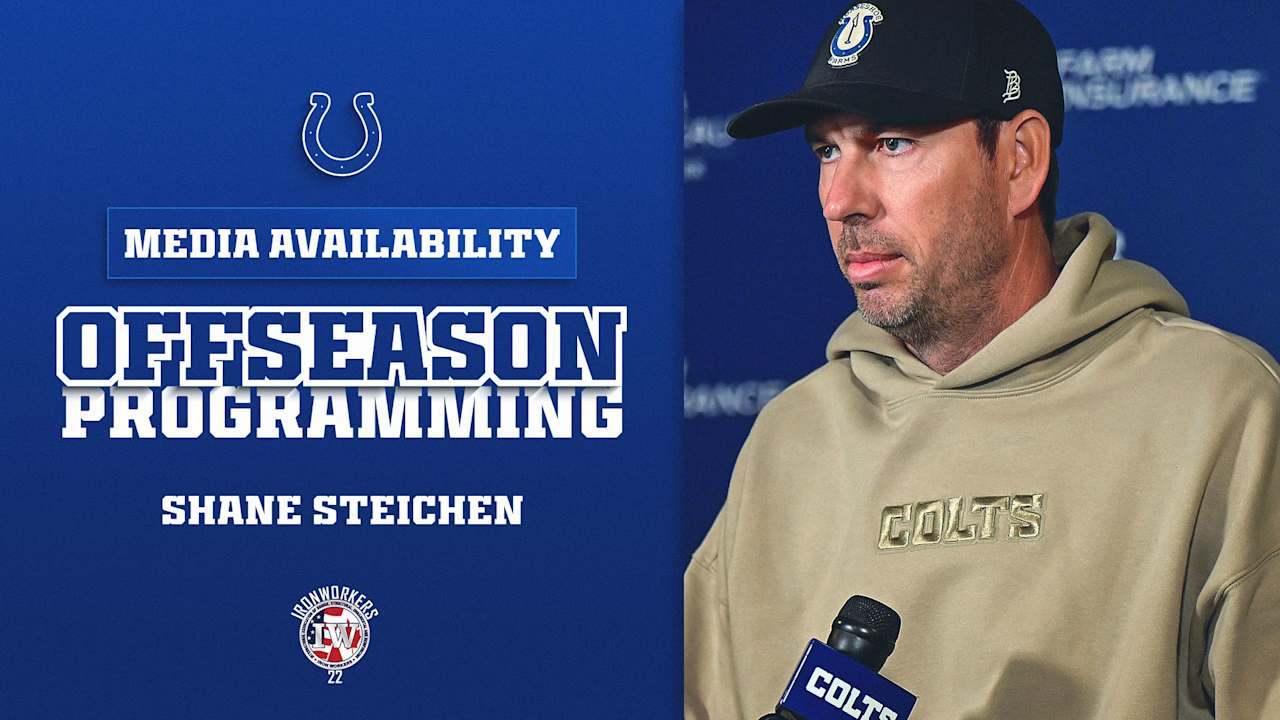 Shane Steichen on players back for the offseason program, Daniel Jones ...